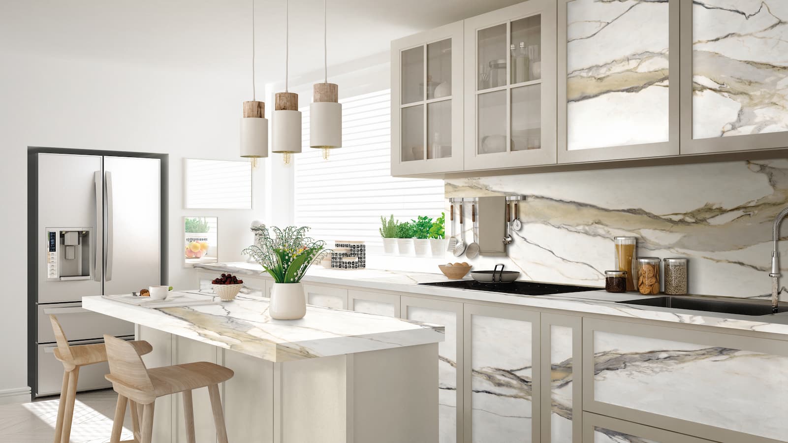 Calacatta Gold Premium | FORTE Porcelain Stone | Francini Inc.